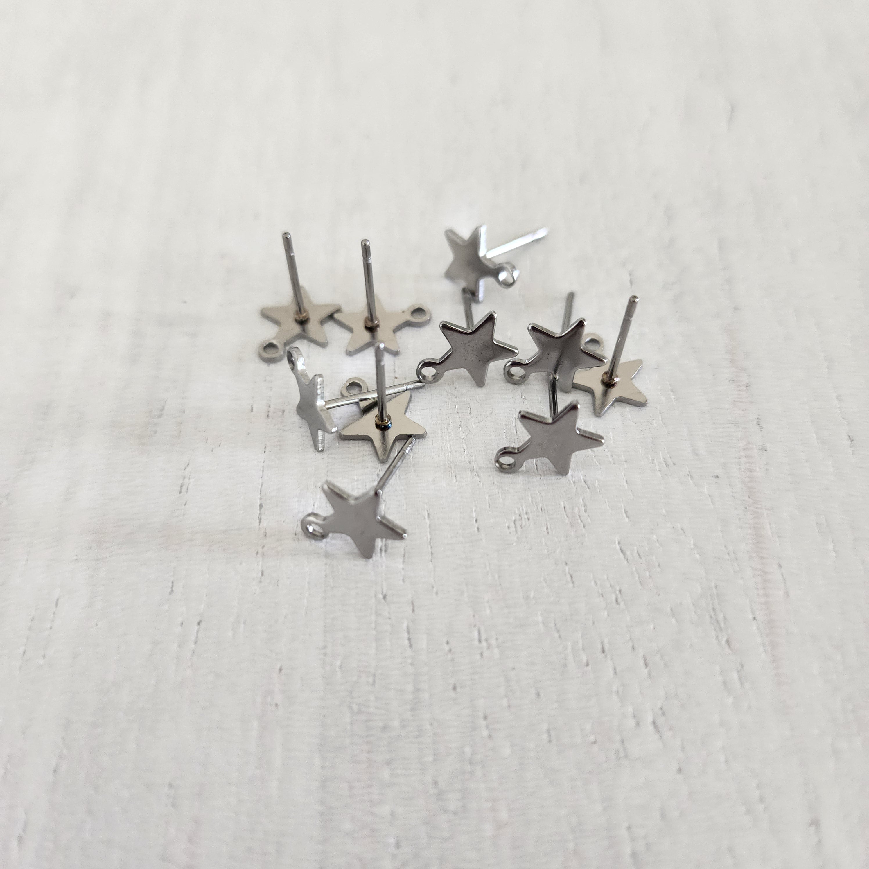Star Stud with Post - STAINLESS STEEL, 304 Stainless Steel – LilliBella ...