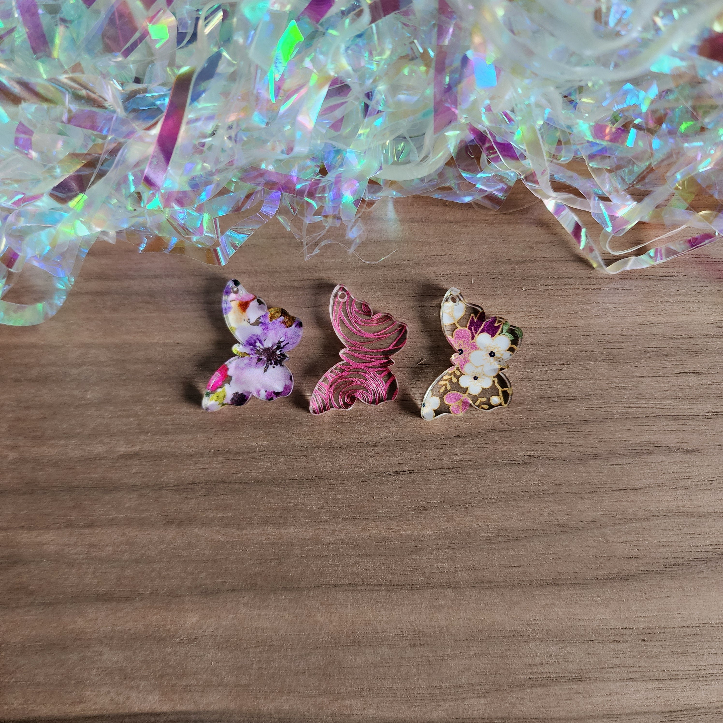 Patterned Acrylic Spring Butterfly Drops – LilliBella Innovations