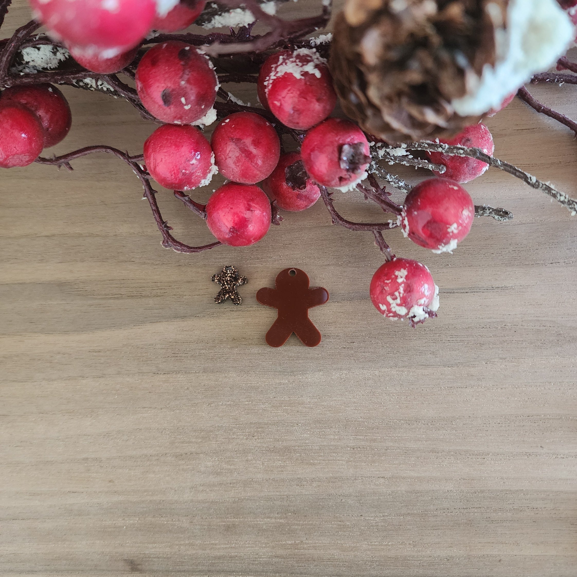 Christmas Acrylic Gingerbread Man Drops & Studs – LilliBella Innovations