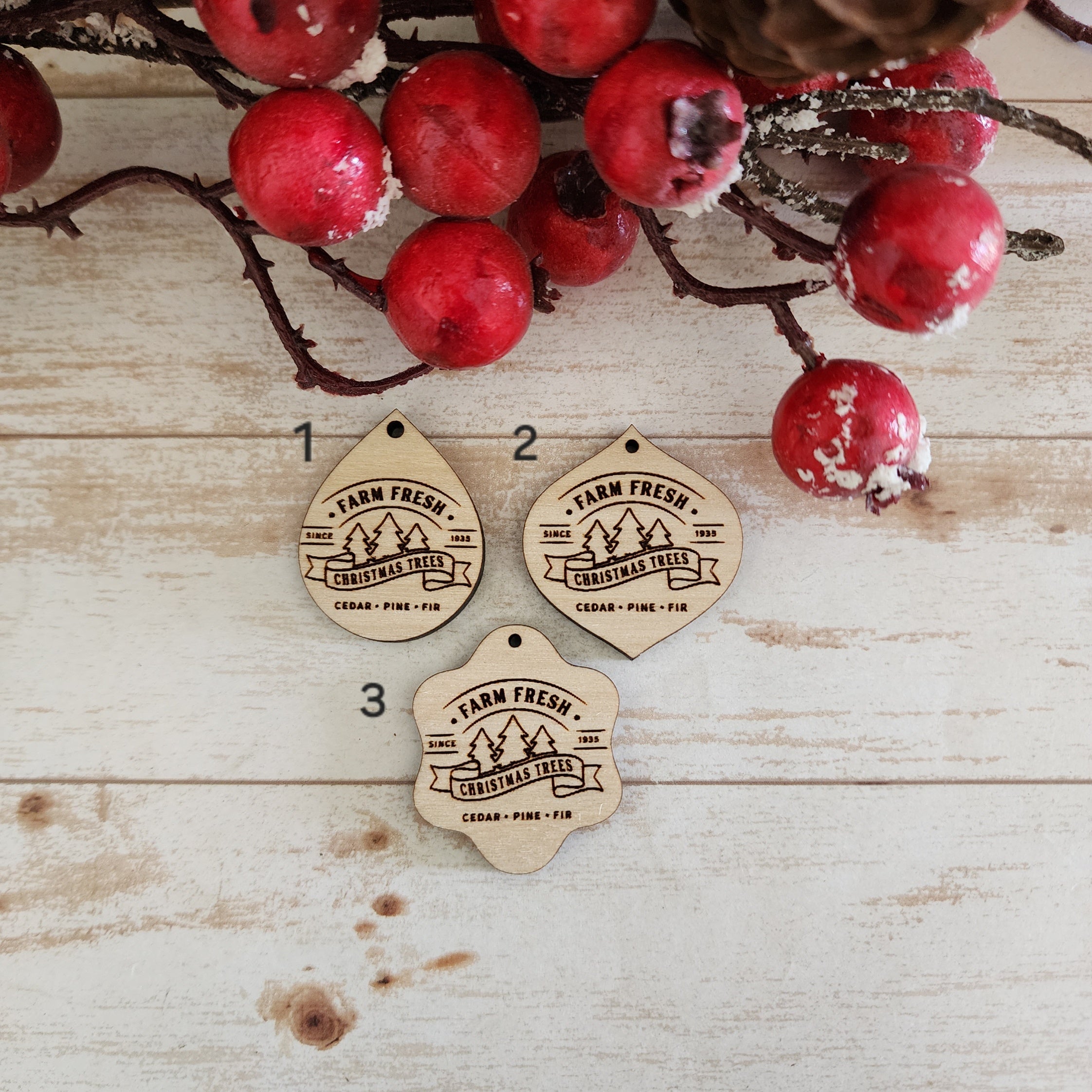 Christmas Vintage Farm Fresh Trees Drops – LilliBella Innovations