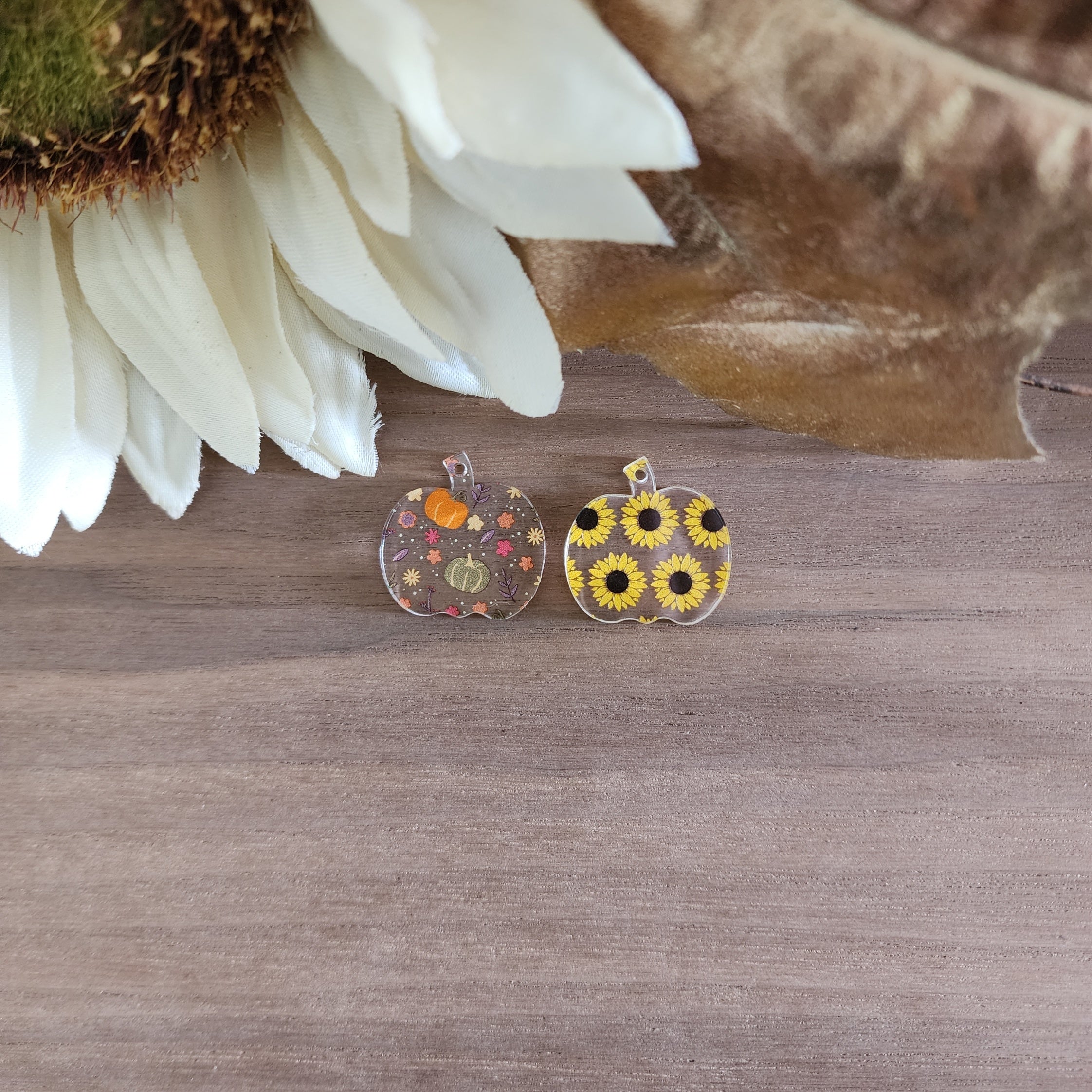 Patterned Acrylic Fall Pumpkin Drops – LilliBella Innovations