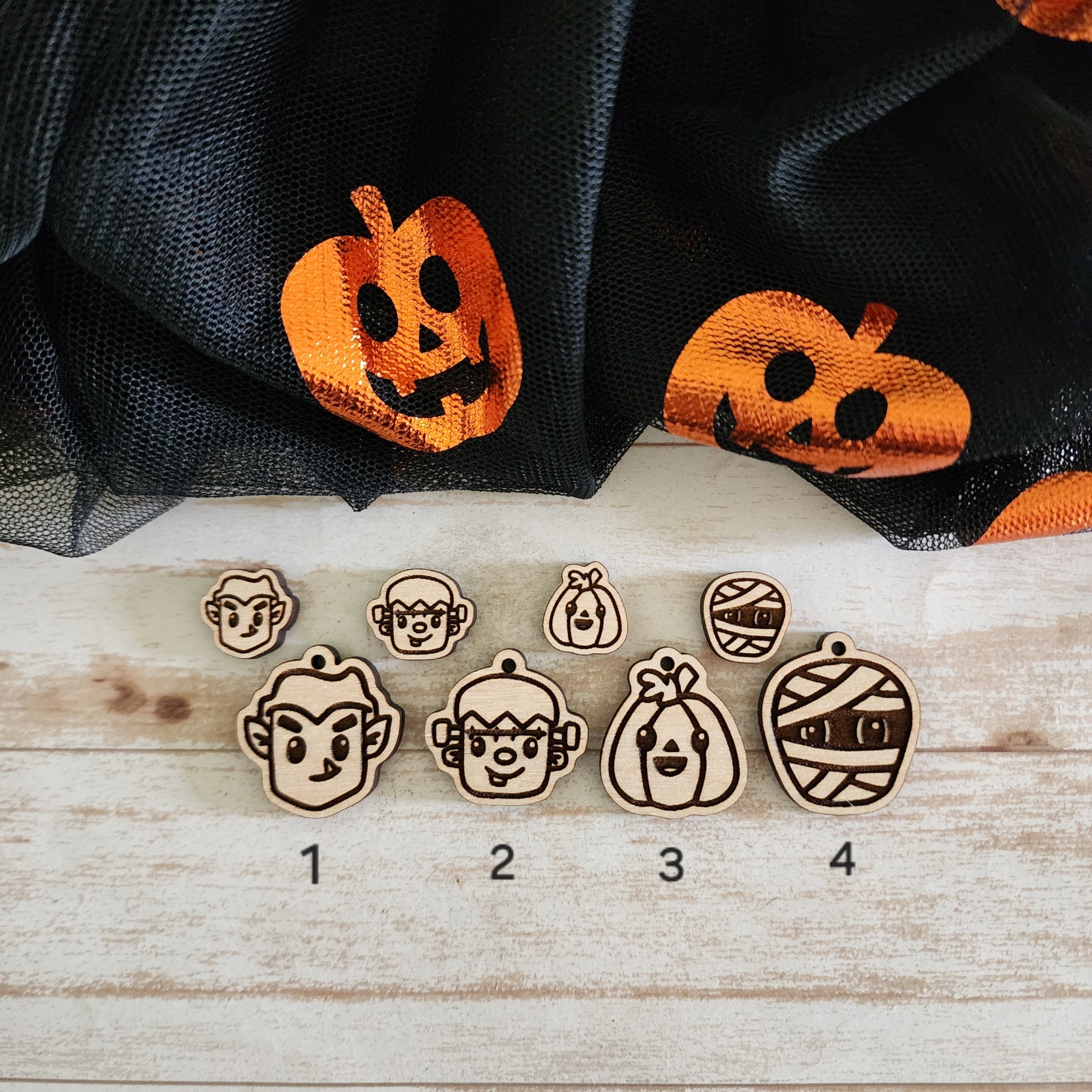 Halloween Cute Character Head Studs & Drops – LilliBella Innovations