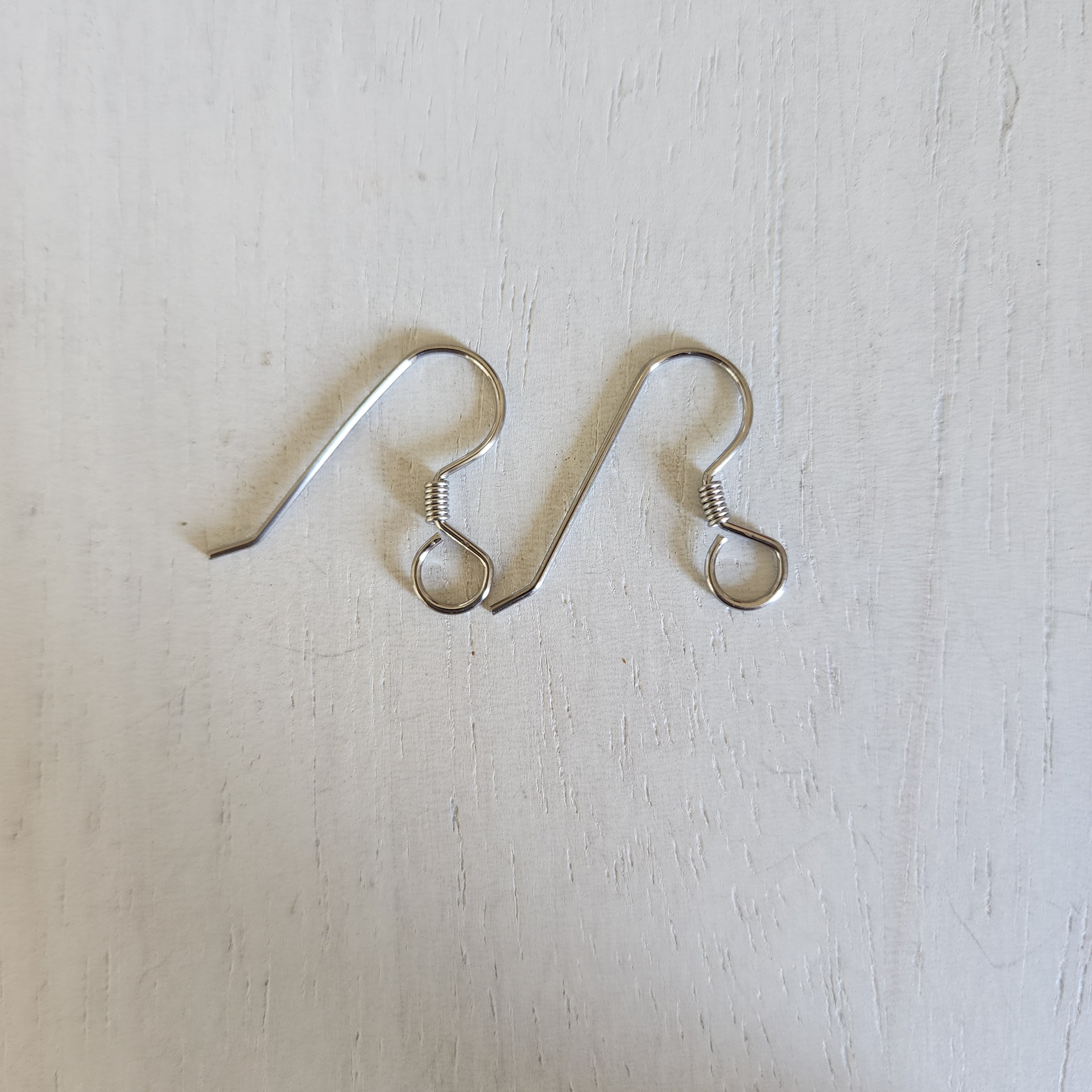 French Hook Extra Long/Large Loop Ear Wires - STAINLESS STEEL, 304 Sta ...