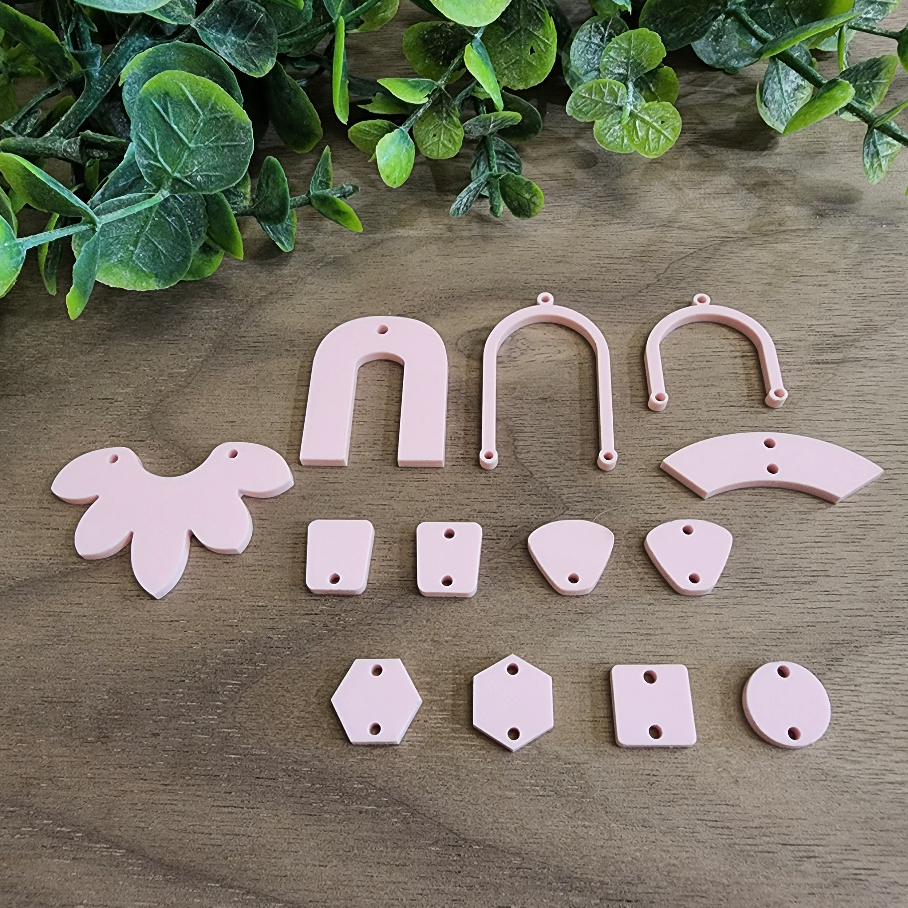 Rose Pink Pastel Acrylic Connectors – LilliBella Innovations
