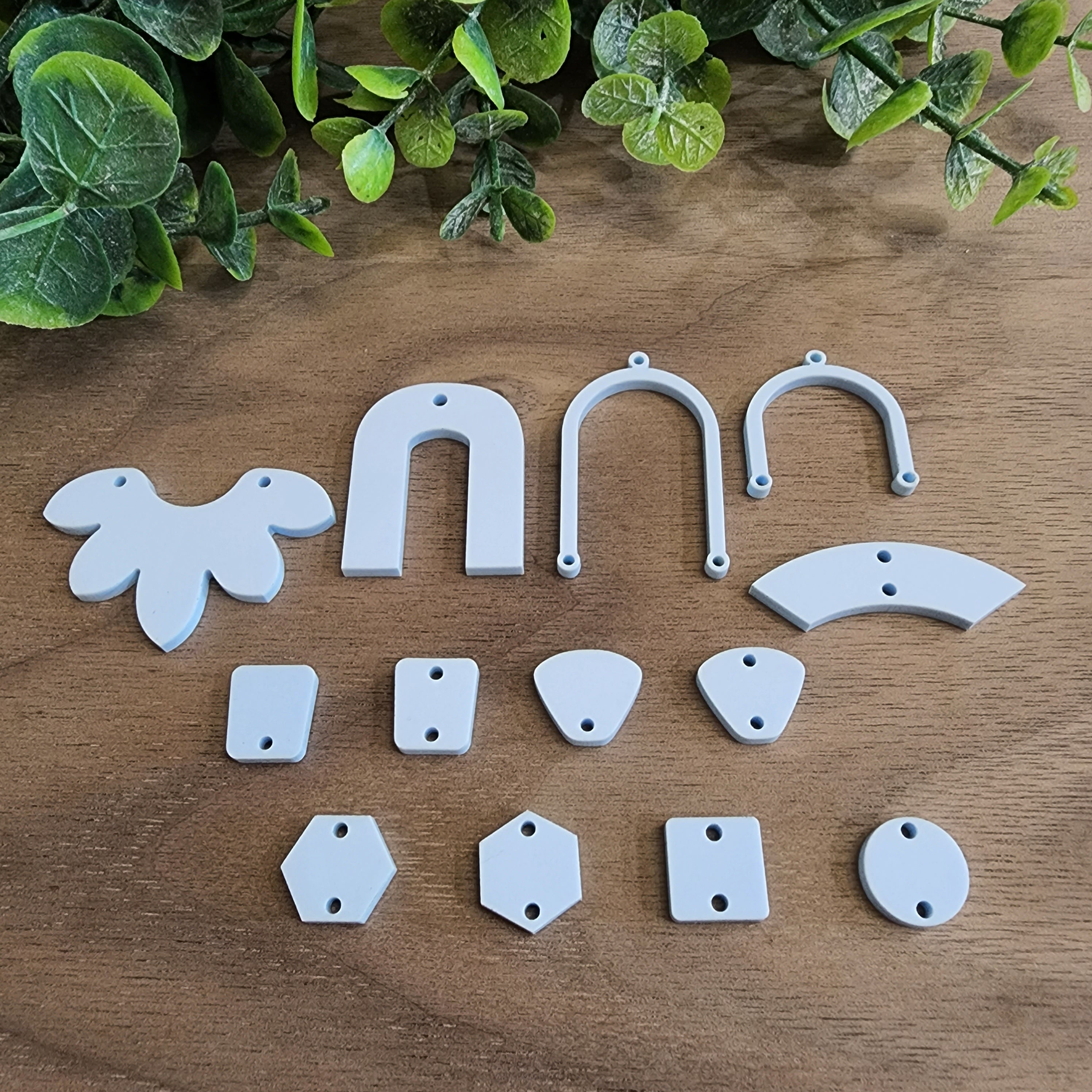 Bluebell Blue Pastel Acrylic Connectors – LilliBella Innovations