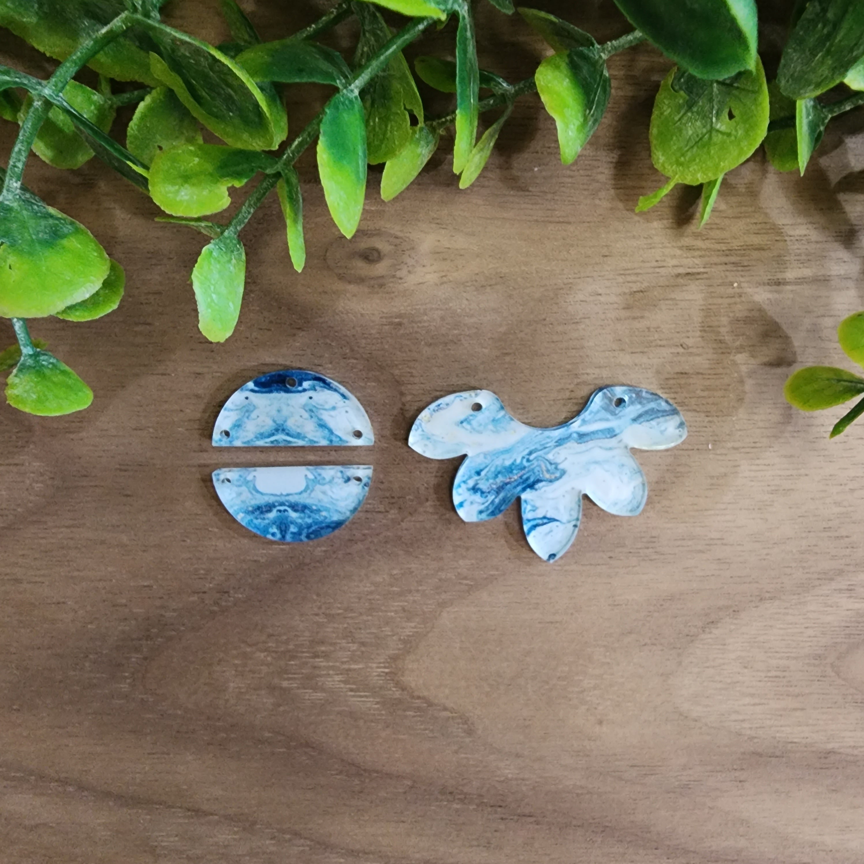Gold Marble Swirl Acrylic Connectors – LilliBella Innovations
