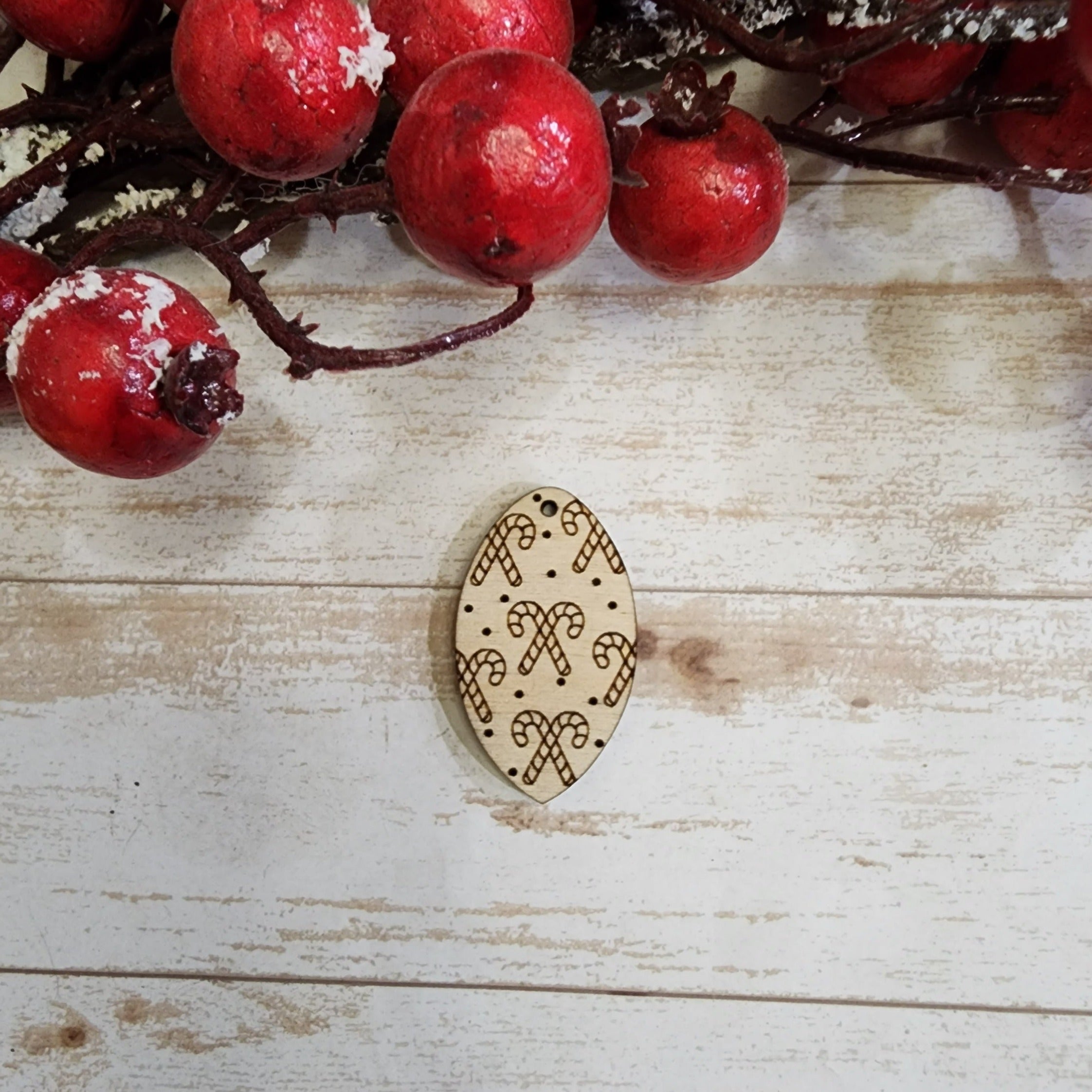 Christmas Candy Cane Oblong Drop – LilliBella Innovations