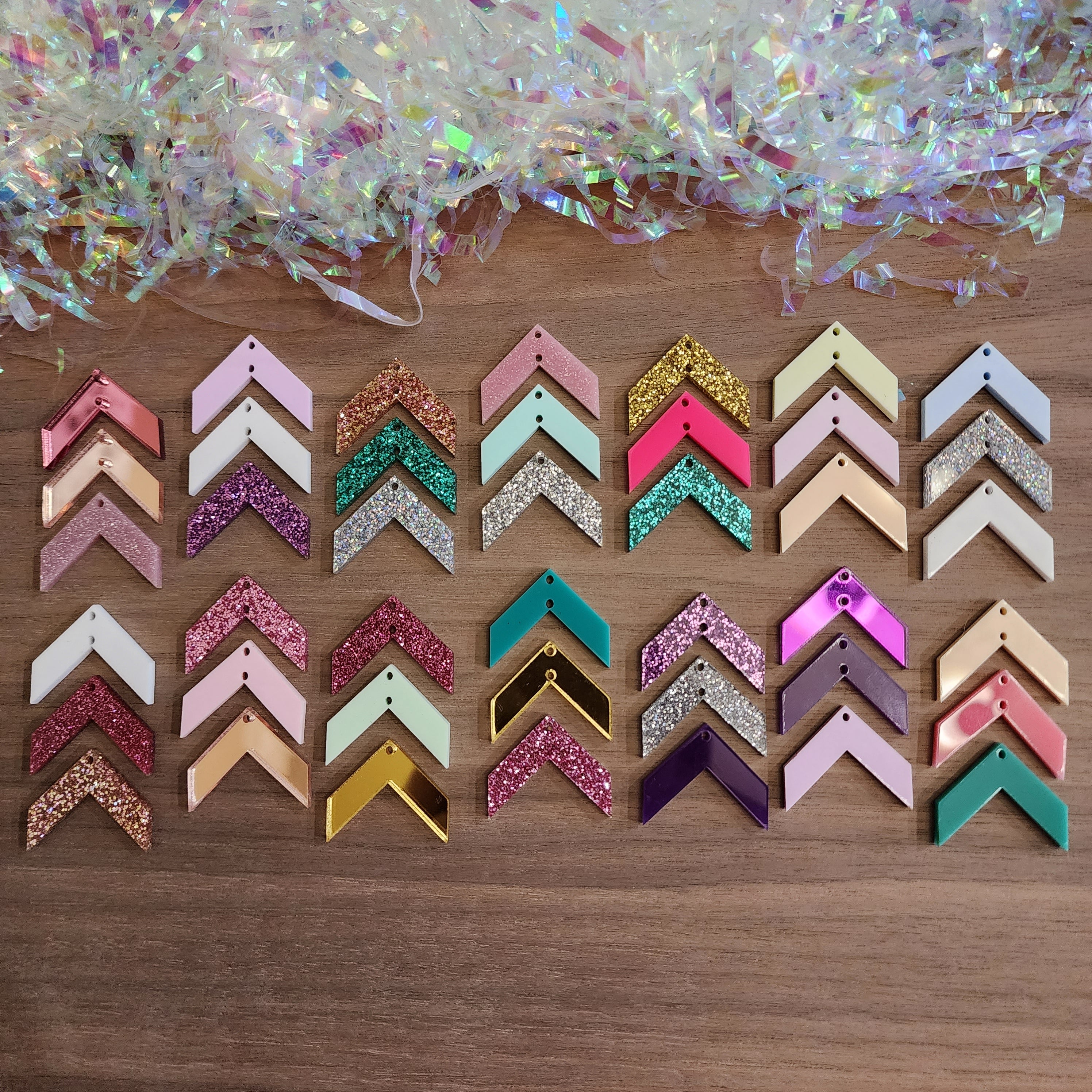 Acrylic Spring Triple Chevron Drops – LilliBella Innovations